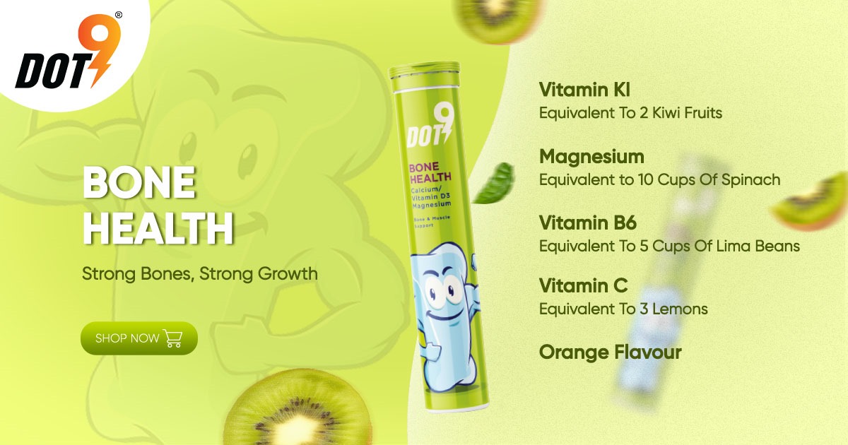 Bone Health Effervescent Tablets | Calcium, Vitamin D3, Magnesium